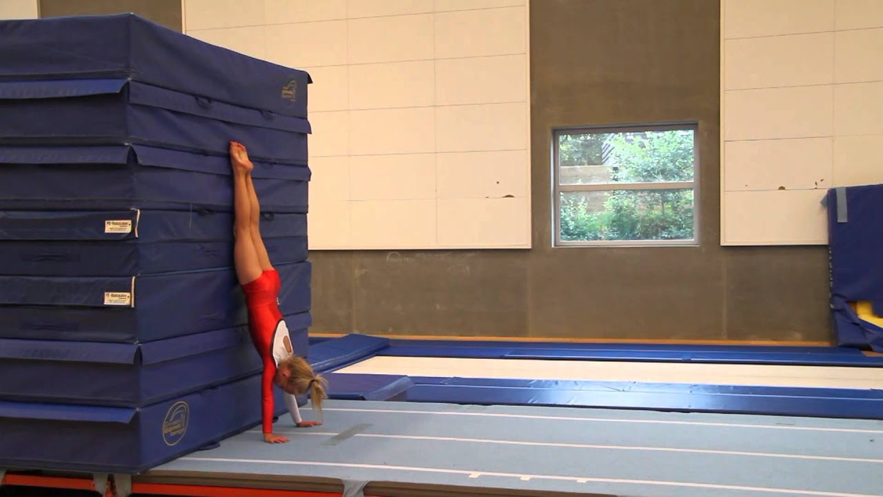 Backward Extension Roll to Wall (bent arms) - YouTube