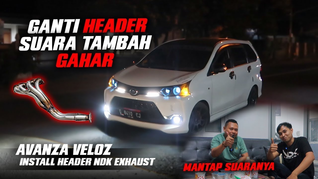 Instal Header NDK Exhaust di Mobil All New Avanza Veloz - YouTube