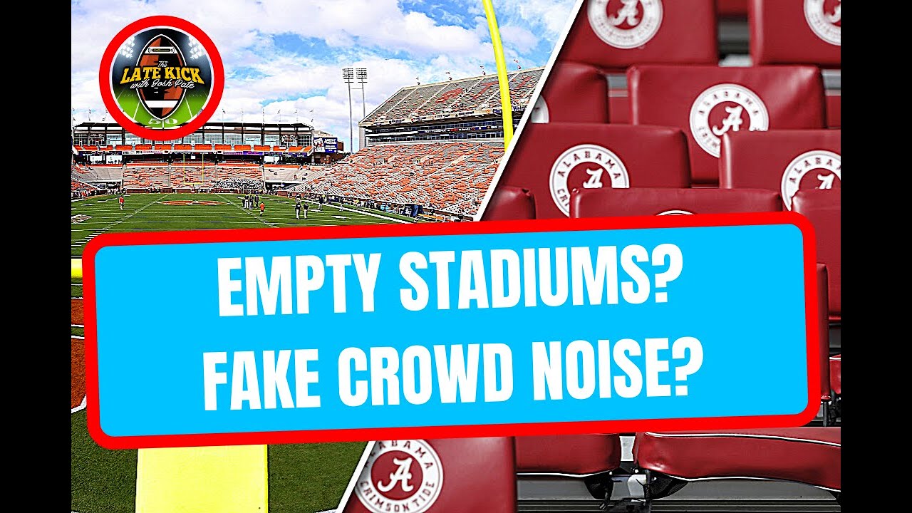 Empty Stadiums & Fake Crowd Noise? (Late Kick Cut) - YouTube