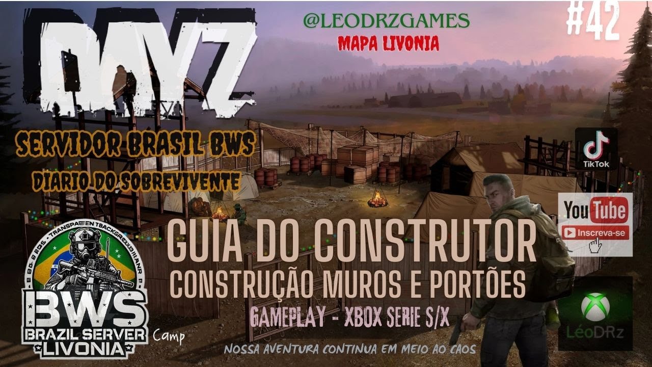 DAYZ DIARIO DO SOBREVIVENTE 2025 #PT42 - SERVIDOR BRASIL BWS - LIVONIA #GAMEPLAY XBOX ...