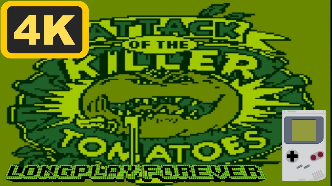 Attack of the Killer Tomatoes Game Boy Longplay l Longplay Forever l ...