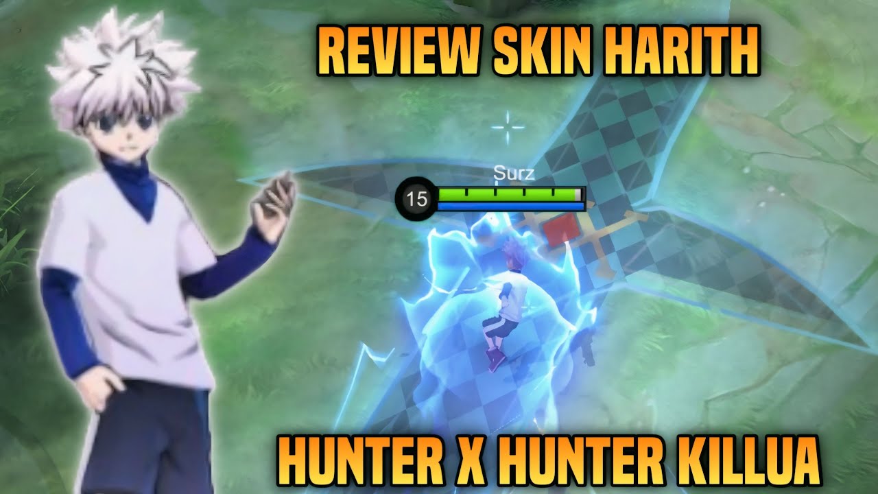 REVIEW SKIN HARITH HUNTER X HUNTER KILLUA - MOBILE LEGENDS - YouTube