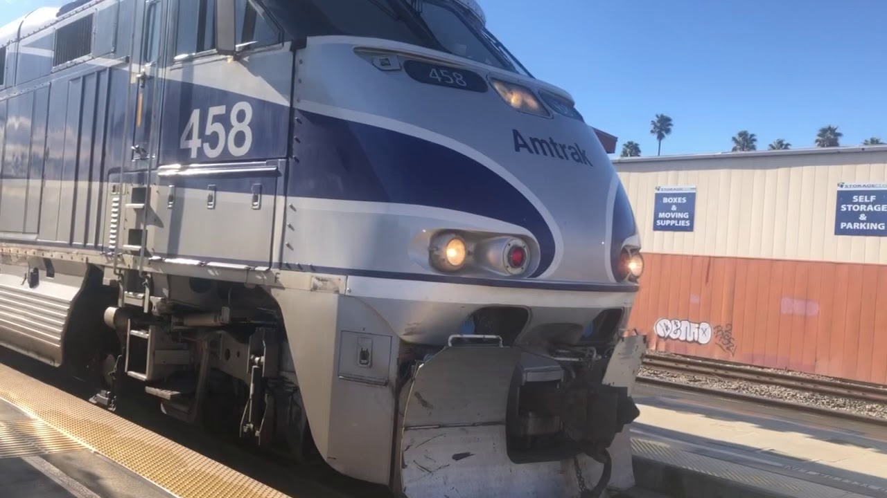 AMTK EMD F59PHI #458 (Now METX 81) departs Glendale for the Final Time ...