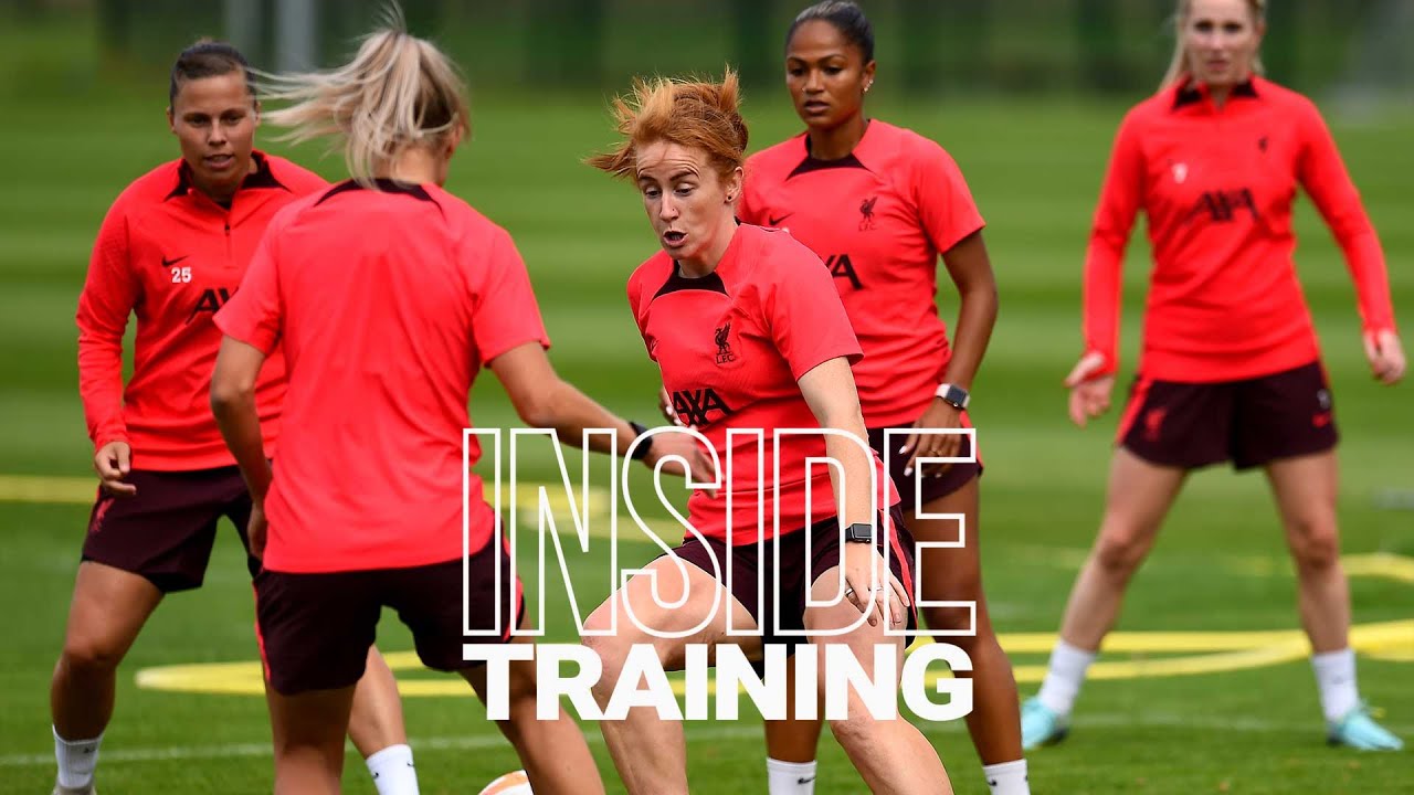 Inside Training: Liverpool Women set focus on Merseyside Derby - YouTube