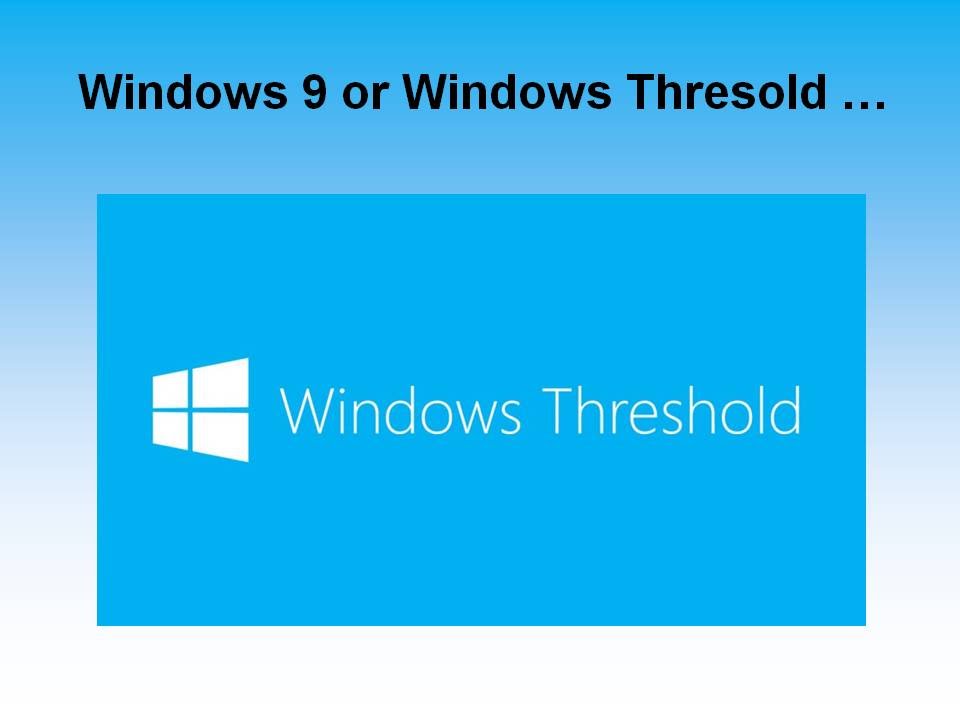 Windows 9 - Windows Thresold screenshots - YouTube