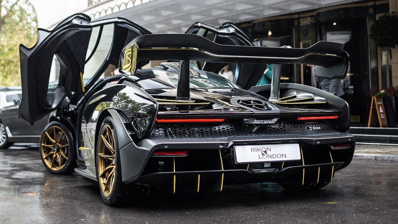 London Supercars Autumn 2018: 2x Chiron, Senna, F40, Mansory 812 - YouTube