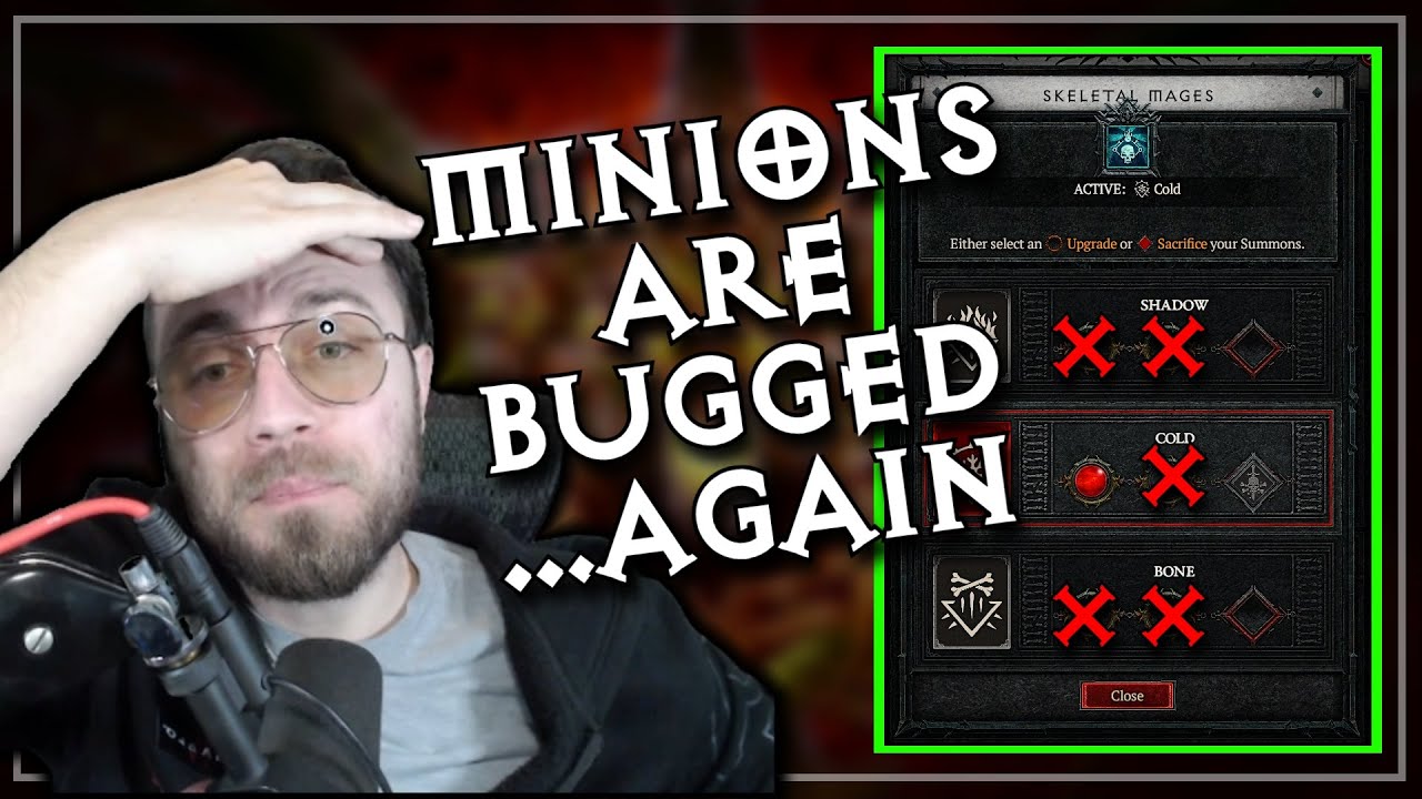 This Bug Shuts Off Your Minions... | Diablo 4 Season 8 Day 1 - YouTube