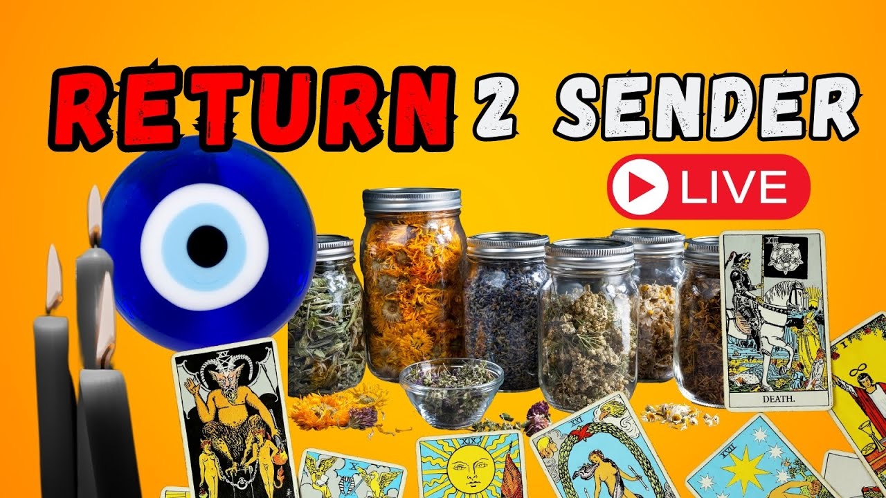 🧿𝐇𝐨𝐰 𝐭𝐨 𝐝𝐨 𝐚 𝐑𝐄𝐓𝐔𝐑𝐍 𝟐 𝐒𝐄𝐍𝐃𝐄𝐑 𝐑𝐢𝐭𝐮𝐚𝐥 🕯️with #herbs #livestreaming #witchcraft #hoodoo - YouTube