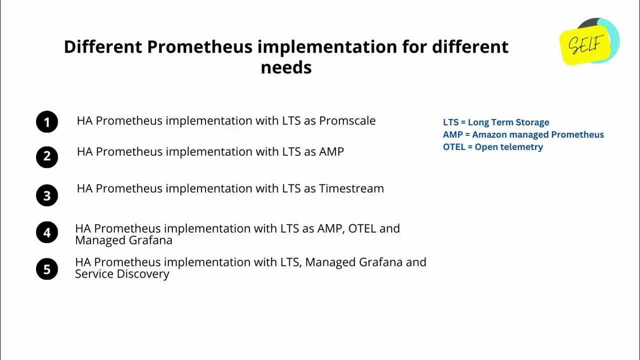Different Prometheus implementation for different needs - YouTube