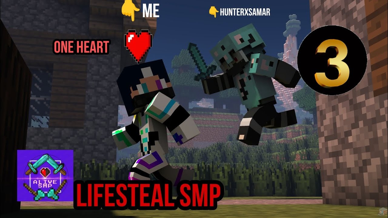 *HUNTERxSAMAR WAS TOO NEAR TO BAN ME IN THIS LIFE STEAL* SMP ...