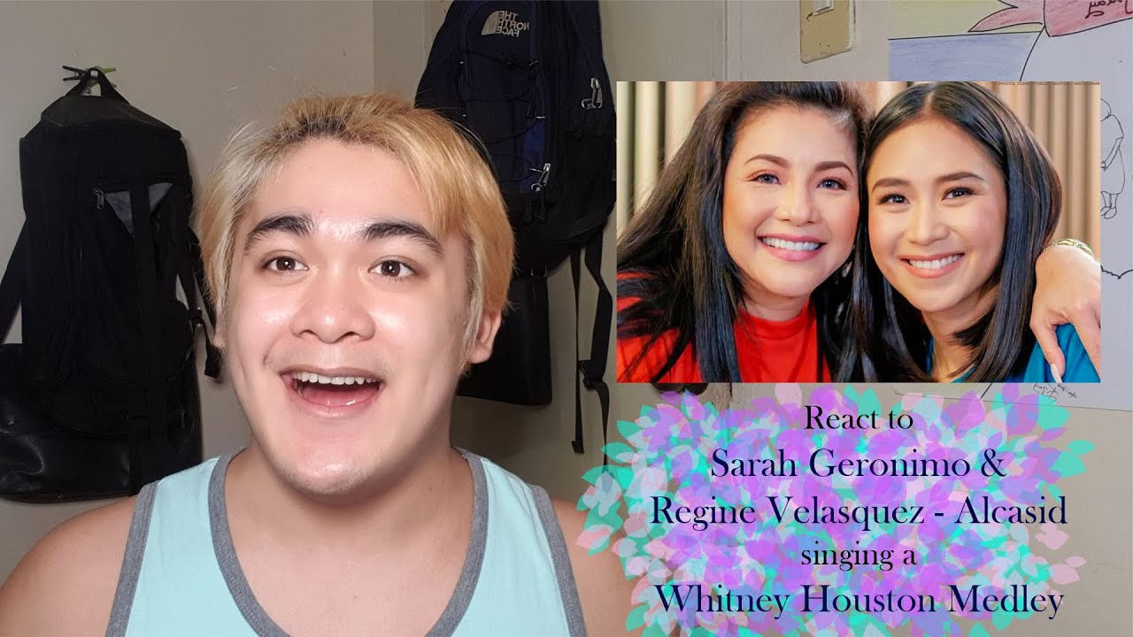 React to Sarah G & Regine Velasquez singing a Whitney Houston Medley ...