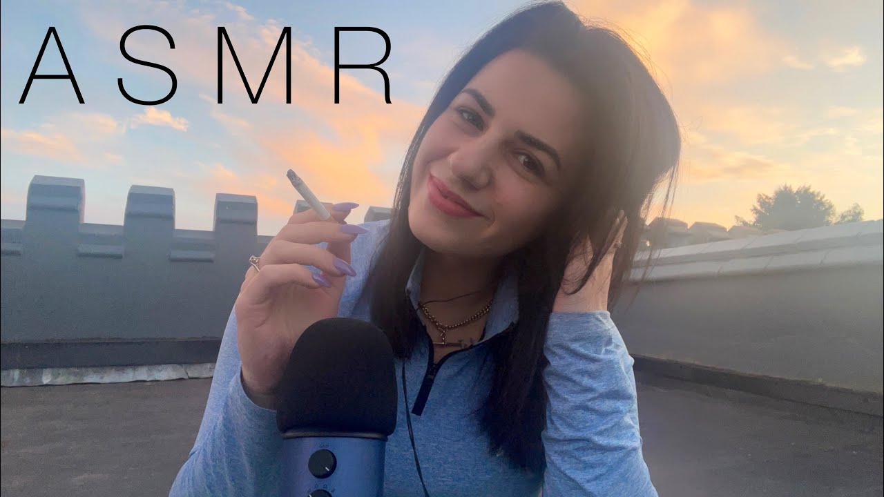 ASMR | Relaxing Ramble ☀️💖 (Whispering, Smoking, Mic Brushing & Tapping ...