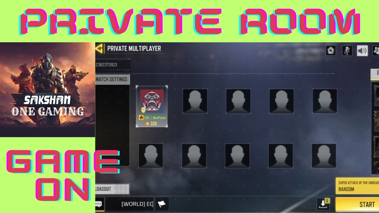 private room 9 march live #stormkisena #cod #codm - YouTube