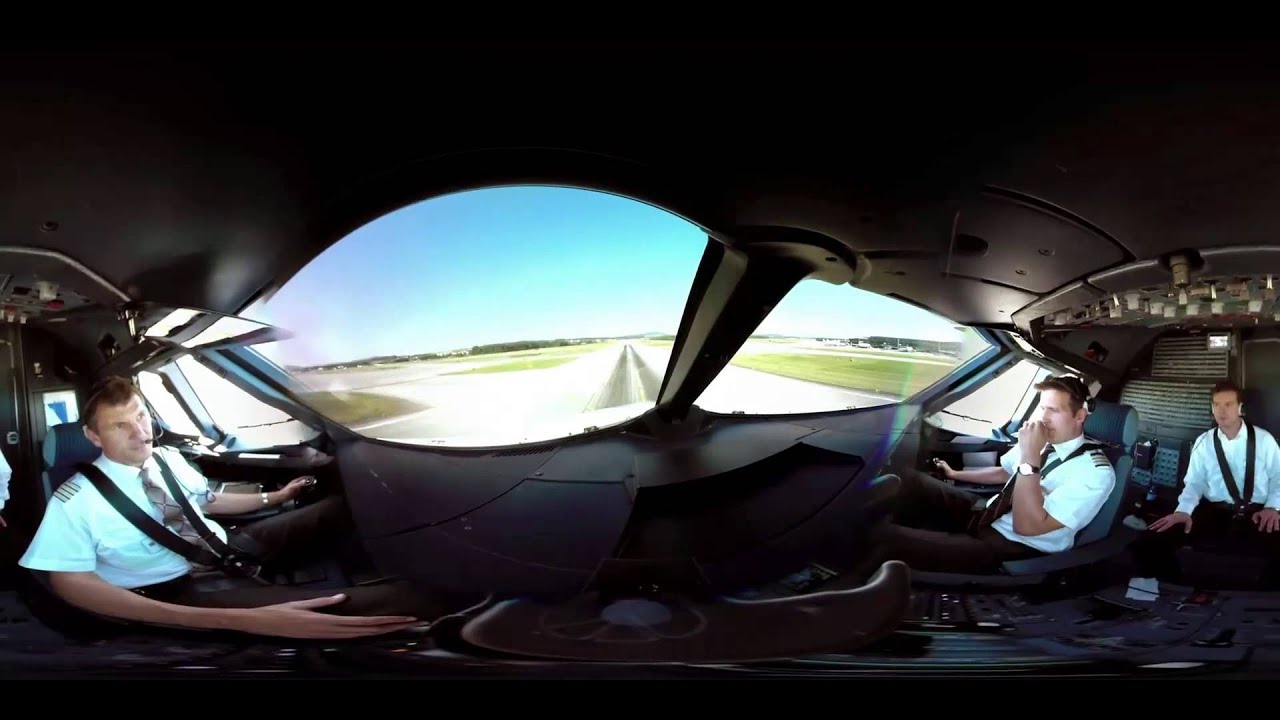 360° cockpit view ¦ SWISS Airbus A320 ¦ Zurich – Geneva - YouTube