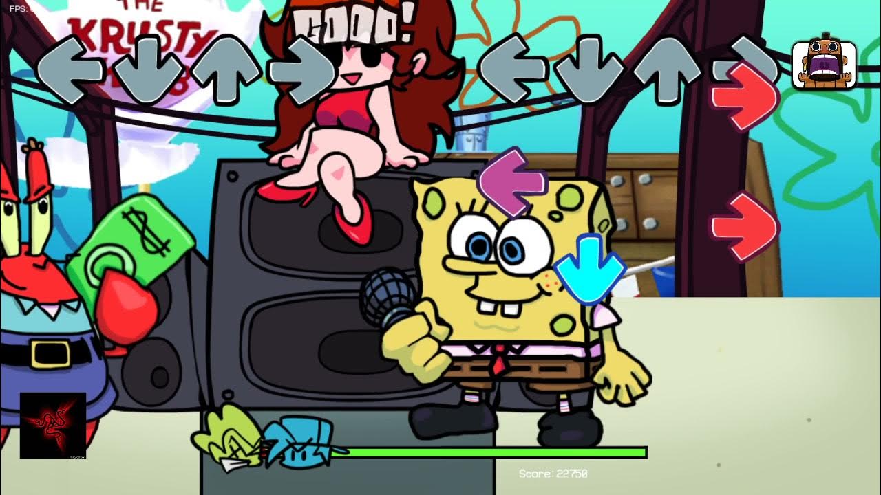 Friday Night Funkin - SpongeBob Mod - YouTube