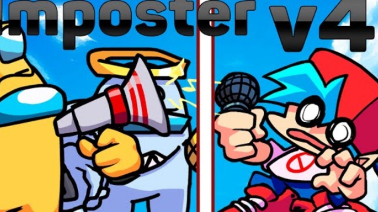 FNF mod among US v4 Android - YouTube