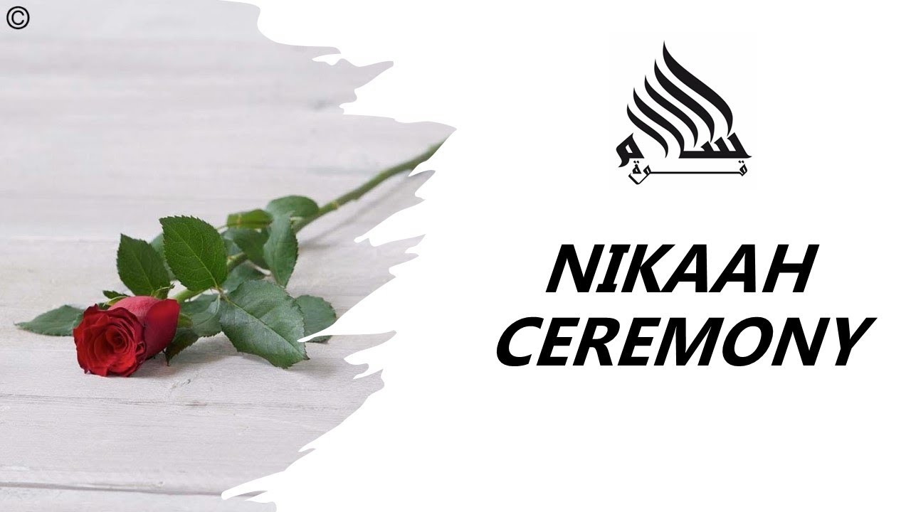 Nikaah Ceremony of M.Amaan Raja - YouTube