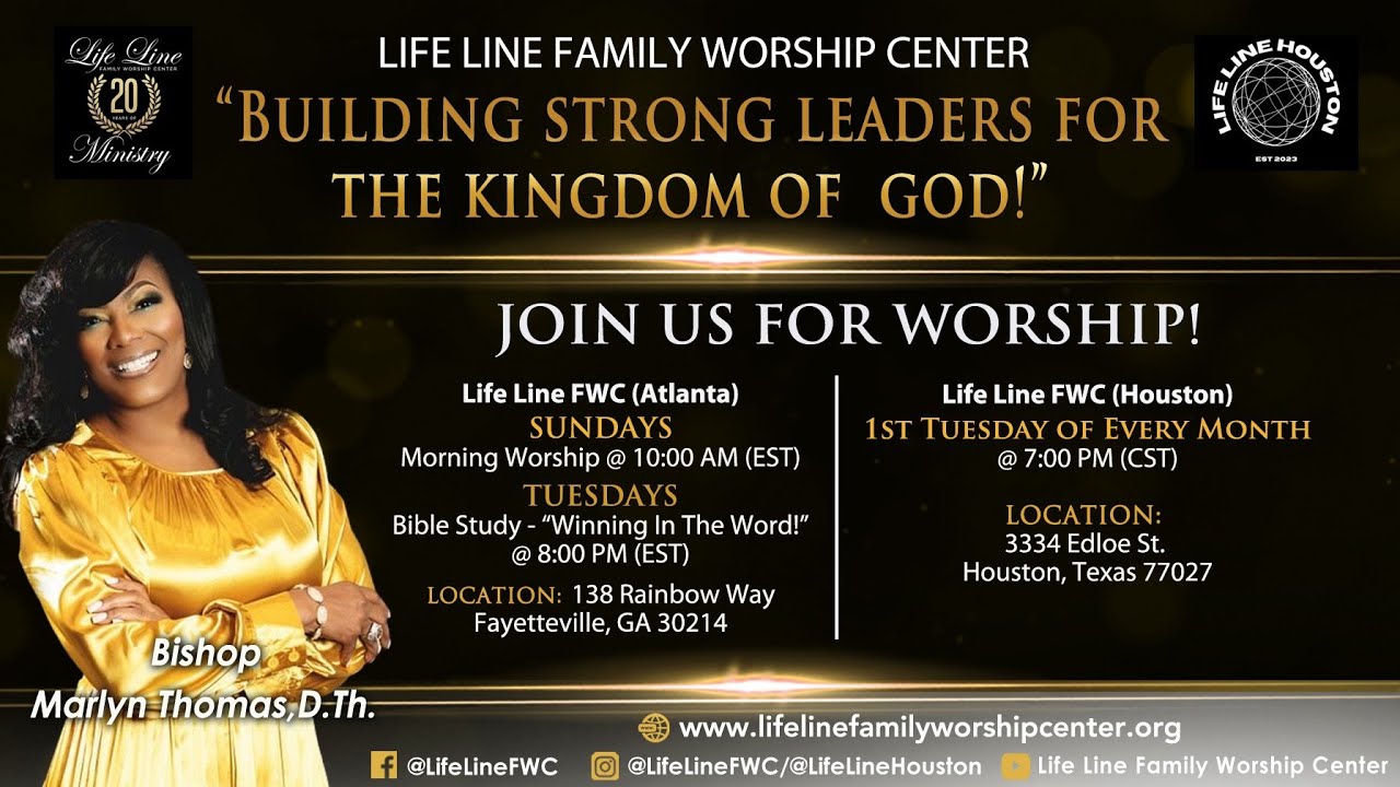 The Life Line Buy In | Bishop Marlyn S. Thomas, D.Th. - YouTube