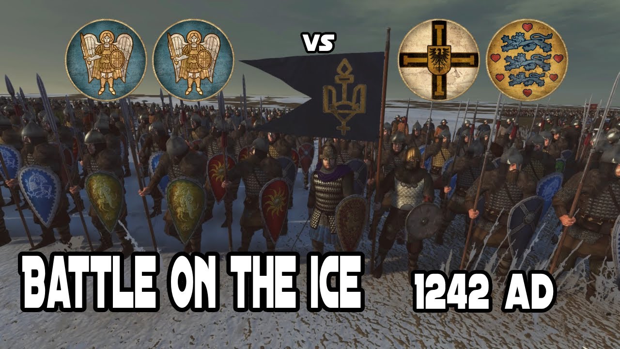 Battle on the Ice 1242 AD - Medieval Kingdoms Total War 1212AD - YouTube