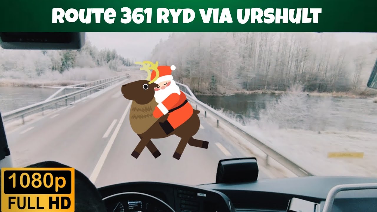 Bus Driving POV | Route 361 Ryd via Urshult - YouTube
