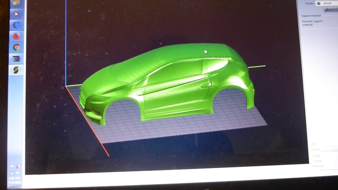 How to cut a model using Slic3r Slicer software for Tevo Michaelangelo ...