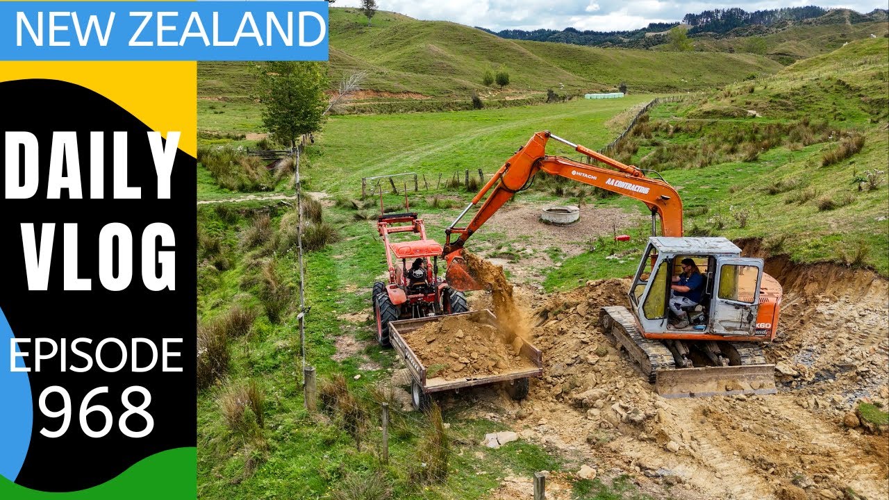 A change of location for the digger to some easier digging [Life in New ...