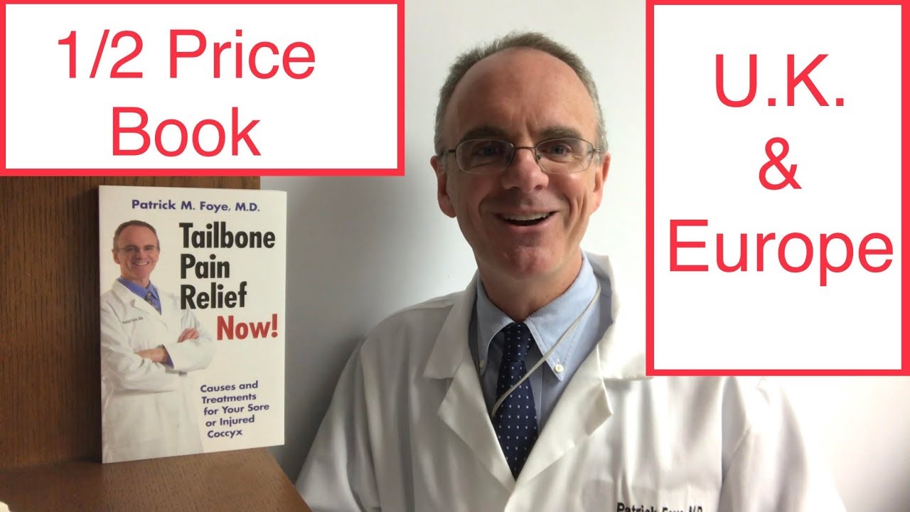 UK & Europe: Half-Price Book “Tailbone Pain Relief Now!” - YouTube