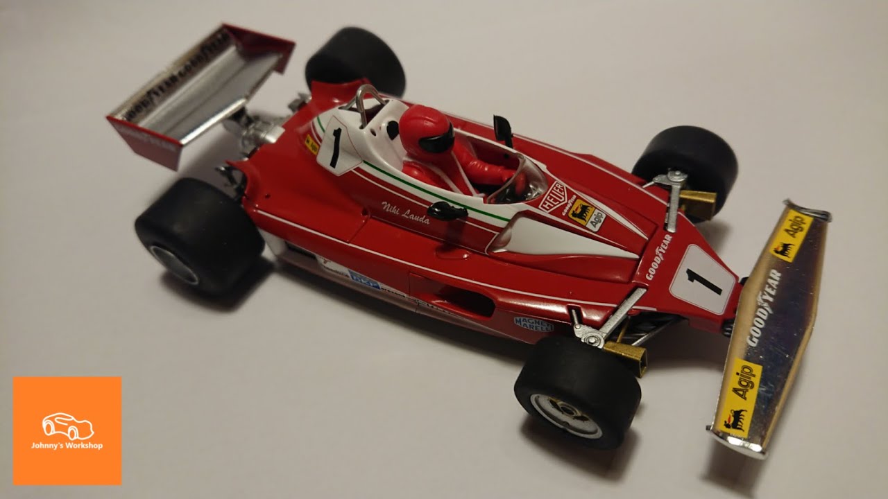 Scalextric Ferrari 312T Legends setup improvement - YouTube