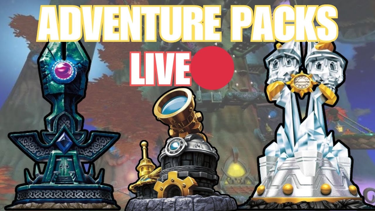 Skylanders Adventure Packs Live 🔴 - YouTube