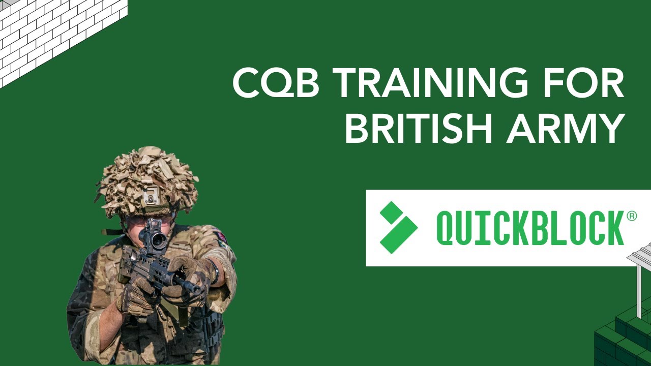 QUICKBLOCK as CQB Training Environment for British Army - YouTube
