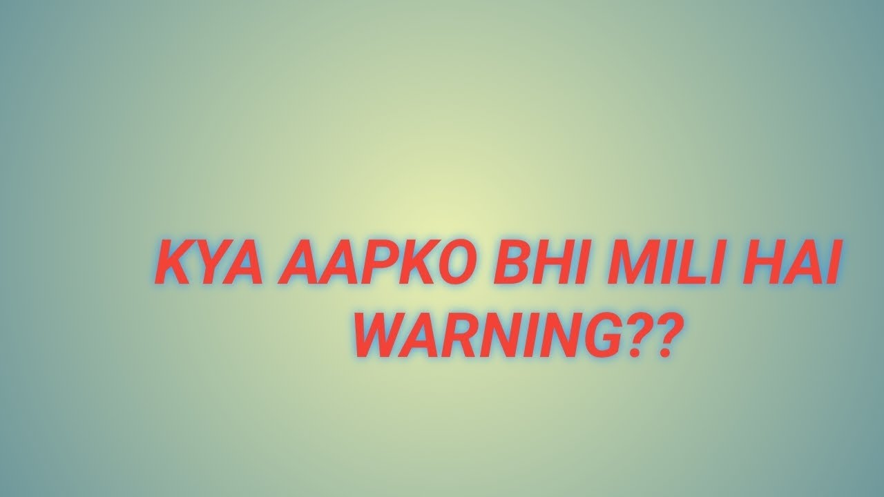 MONTHLY WARNING SE SAAVDHAN || SABSE ACHCHHE SARKARI SCHOOL K BACHCHE ...