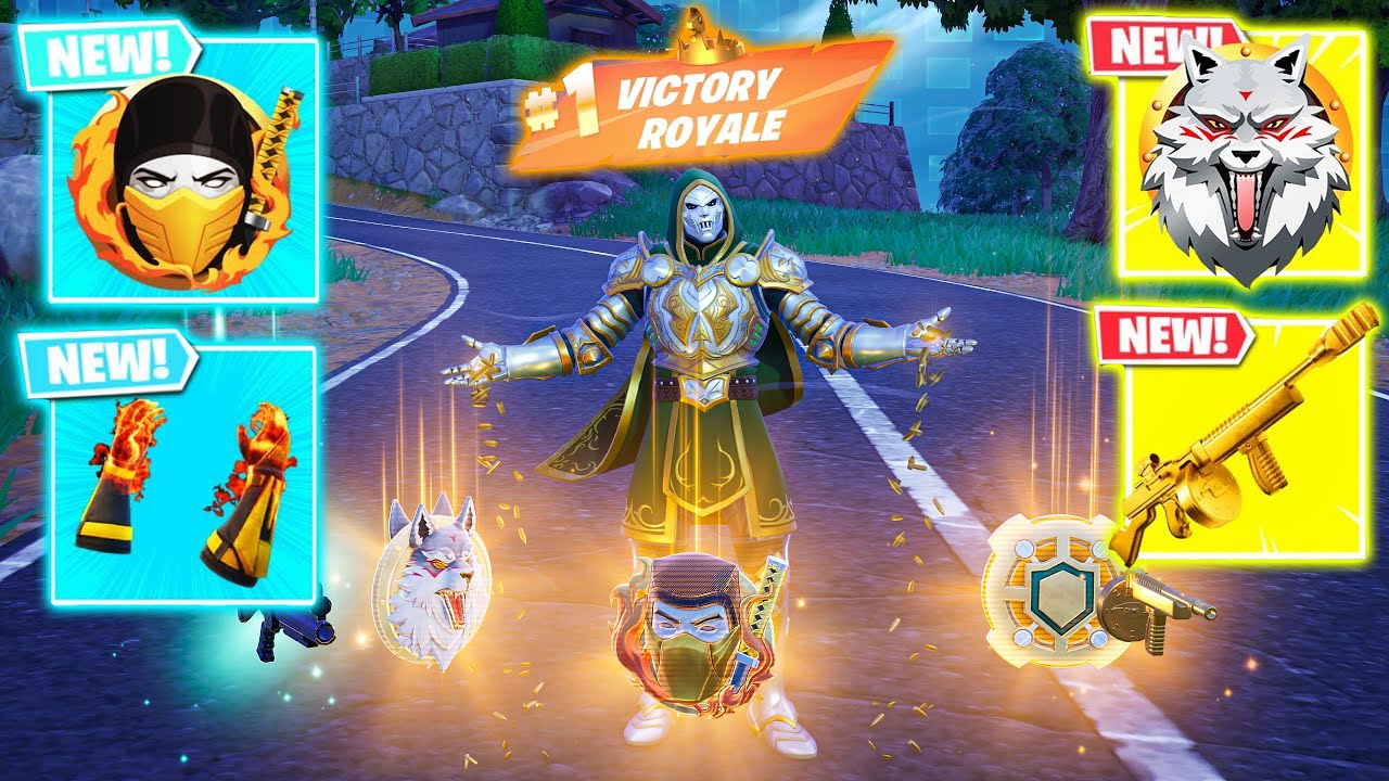 DOOM vs SCORPION'S KOMBAT KIT MYTHIC NEW 3 MEDALLIONS & ALL MYTHICS ...