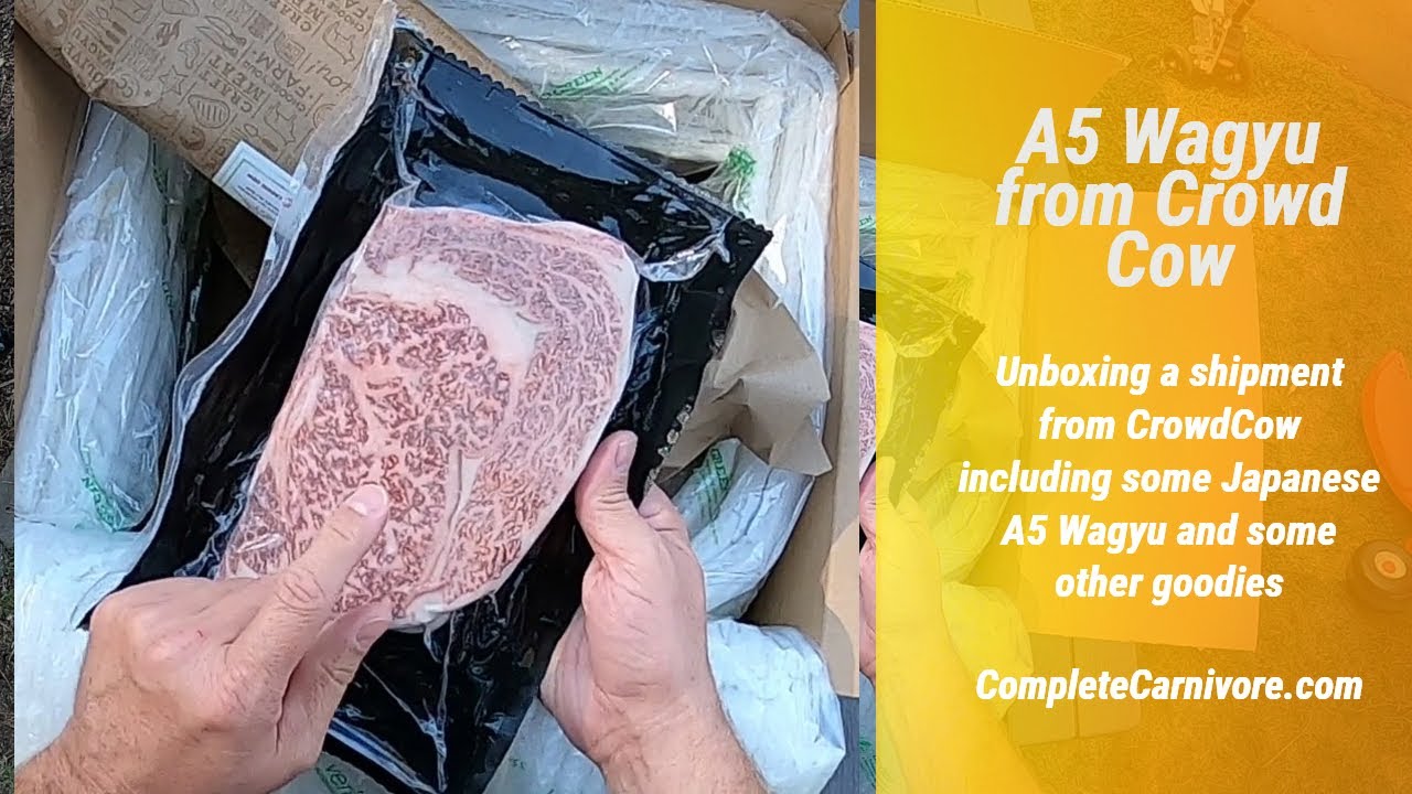 Crowd Cow Unboxing: A5 Wagyu and more - YouTube