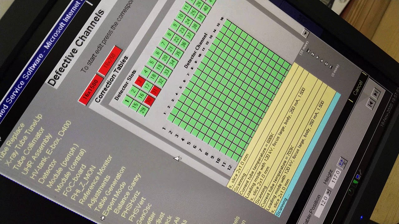 Siemens CT Scanner DMS Troubleshooting - YouTube