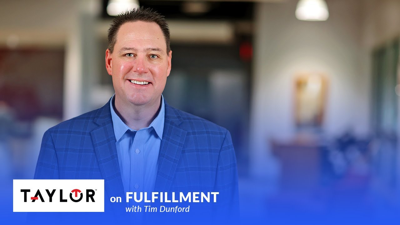 Tim Dunford introduces Taylor Shipment Consolidation - YouTube