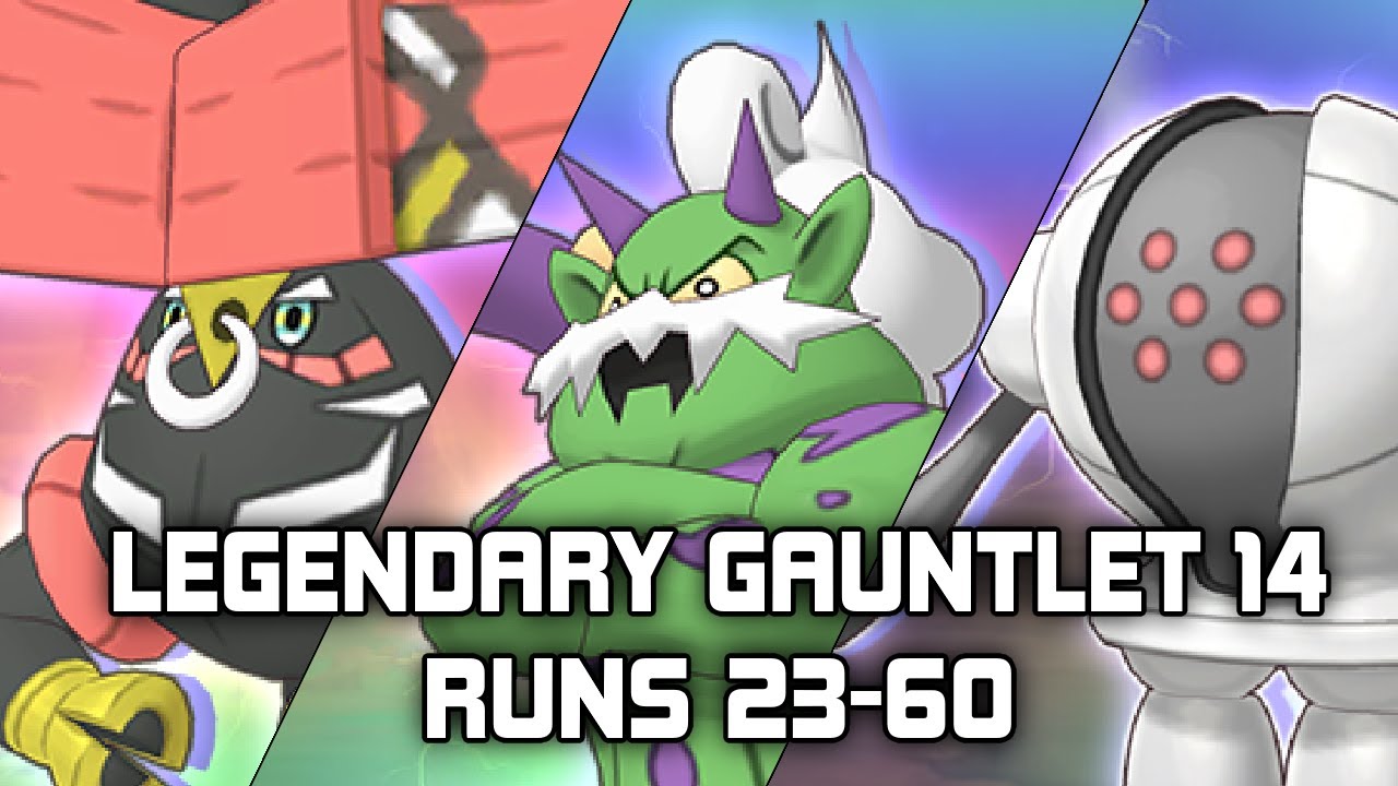 My Legendary Gauntlet streak part 2: Runs 23-60 [Pokémon Masters EX ...
