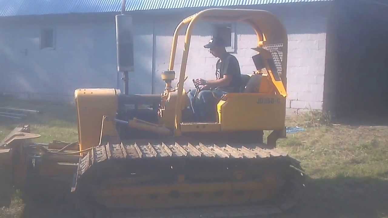 John Deere JD350-C - YouTube