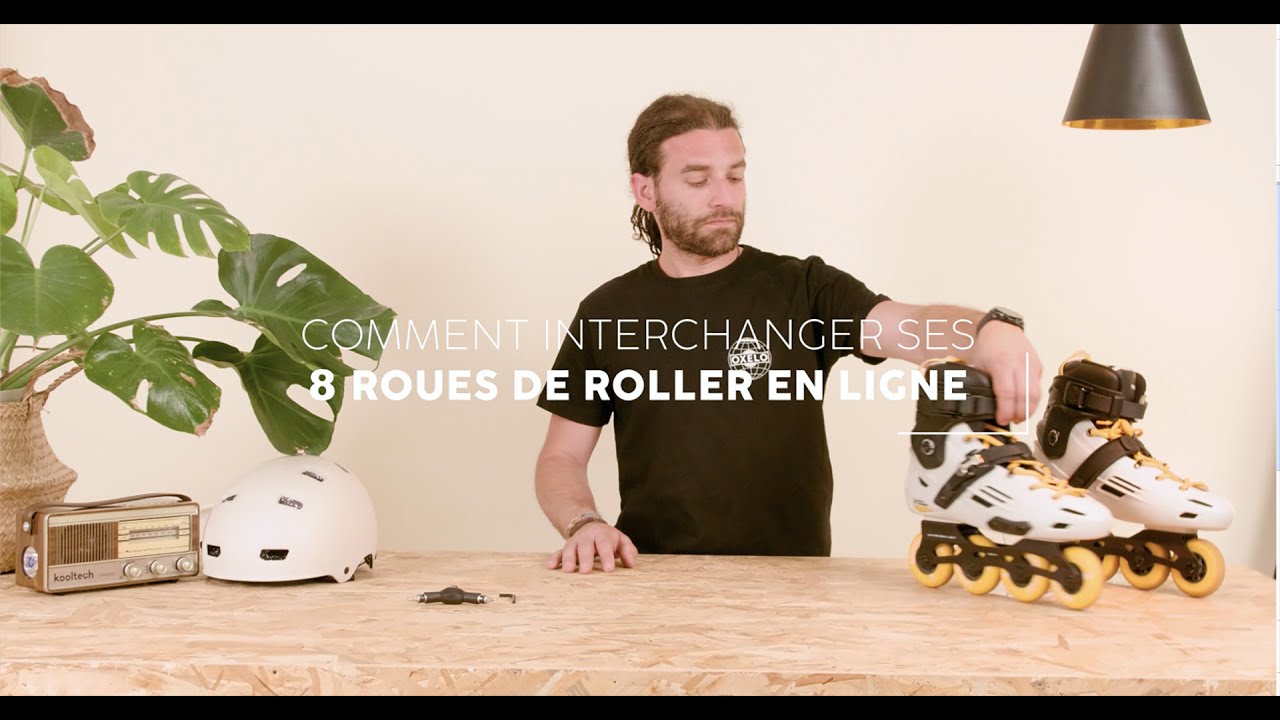 COMMENT INTERCHANGER SES 8 ROUES DE ROLLER EN LIGNE - YouTube
