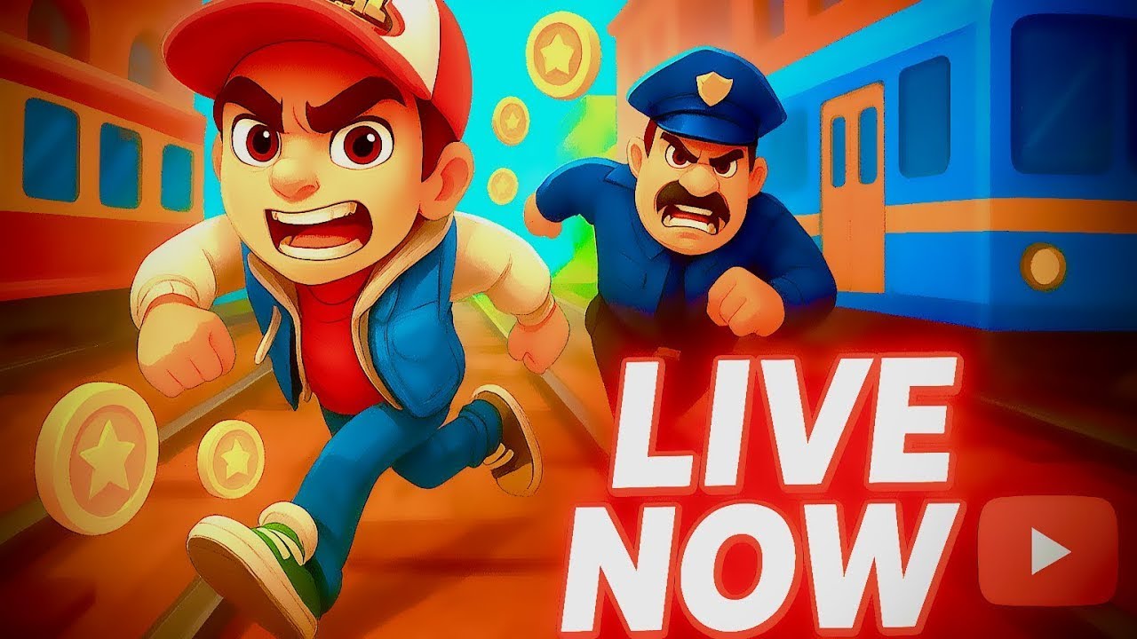 Subway suffer live streaming on a full map with a new bundle. - YouTube