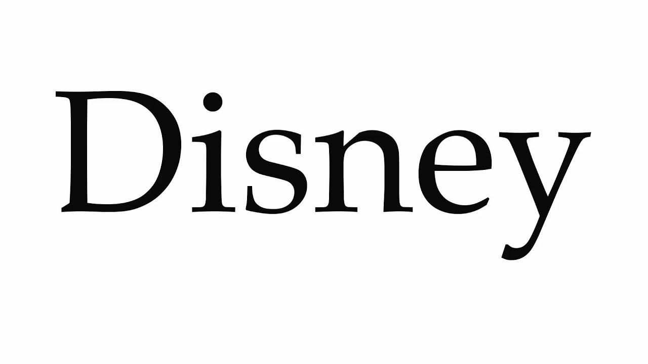 How to Pronounce Disney - YouTube