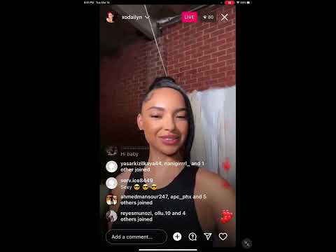 Xodailyn ig live