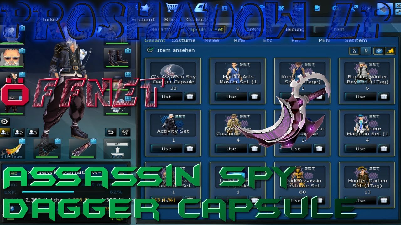 x[NewProShadow- Öffnet Assassin Spy Dagger Capsule - YouTube