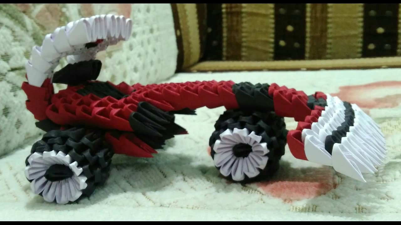 Amazing 3D Origami Formula One Racing Car - YouTube