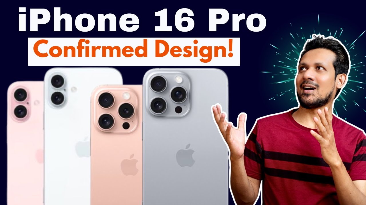 iPhone 16 Pro Max Confirmed Design! - New Size Big Changes in Hindi ...