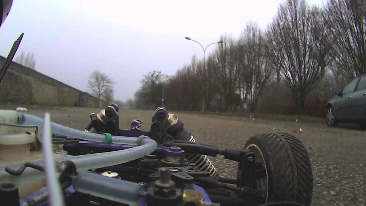 Vintage kyosho Inferno MP6 onboard - YouTube