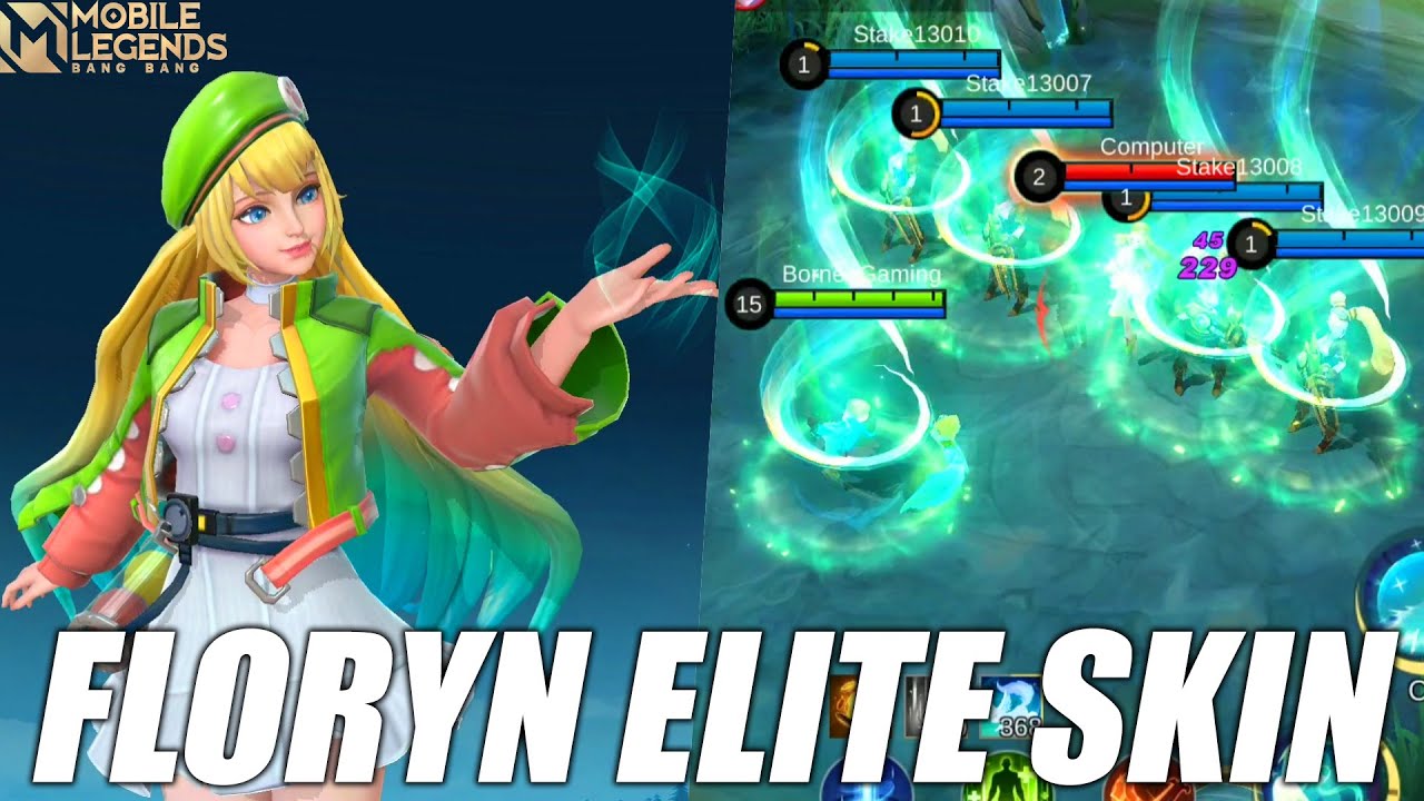 NEW FLORYN ELITE SKIN GAMEPLAY | MOBILE LEGENDS - YouTube