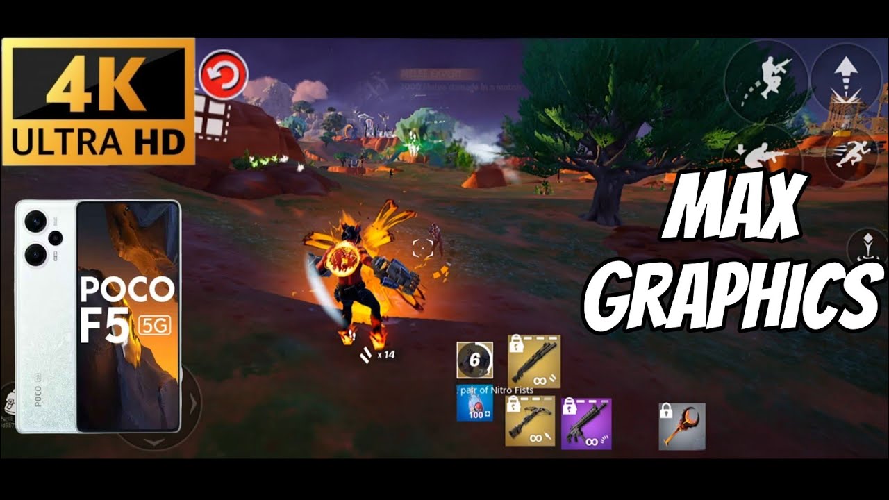 Fortnite Mobile MAX Graphics 60 FPS | Poco F5 New Season 🔥 - YouTube