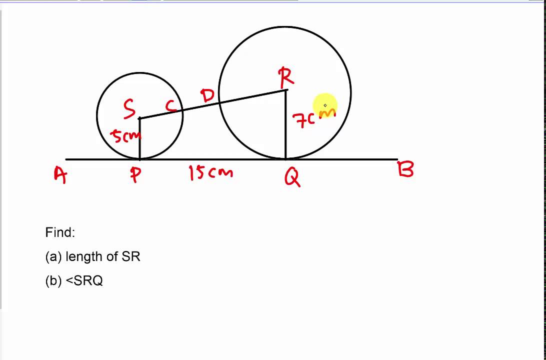 Circle III - Common Tangent - YouTube