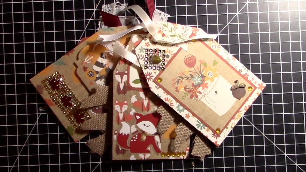 Fall Tag Flip Book Tutorial and Project Share - YouTube