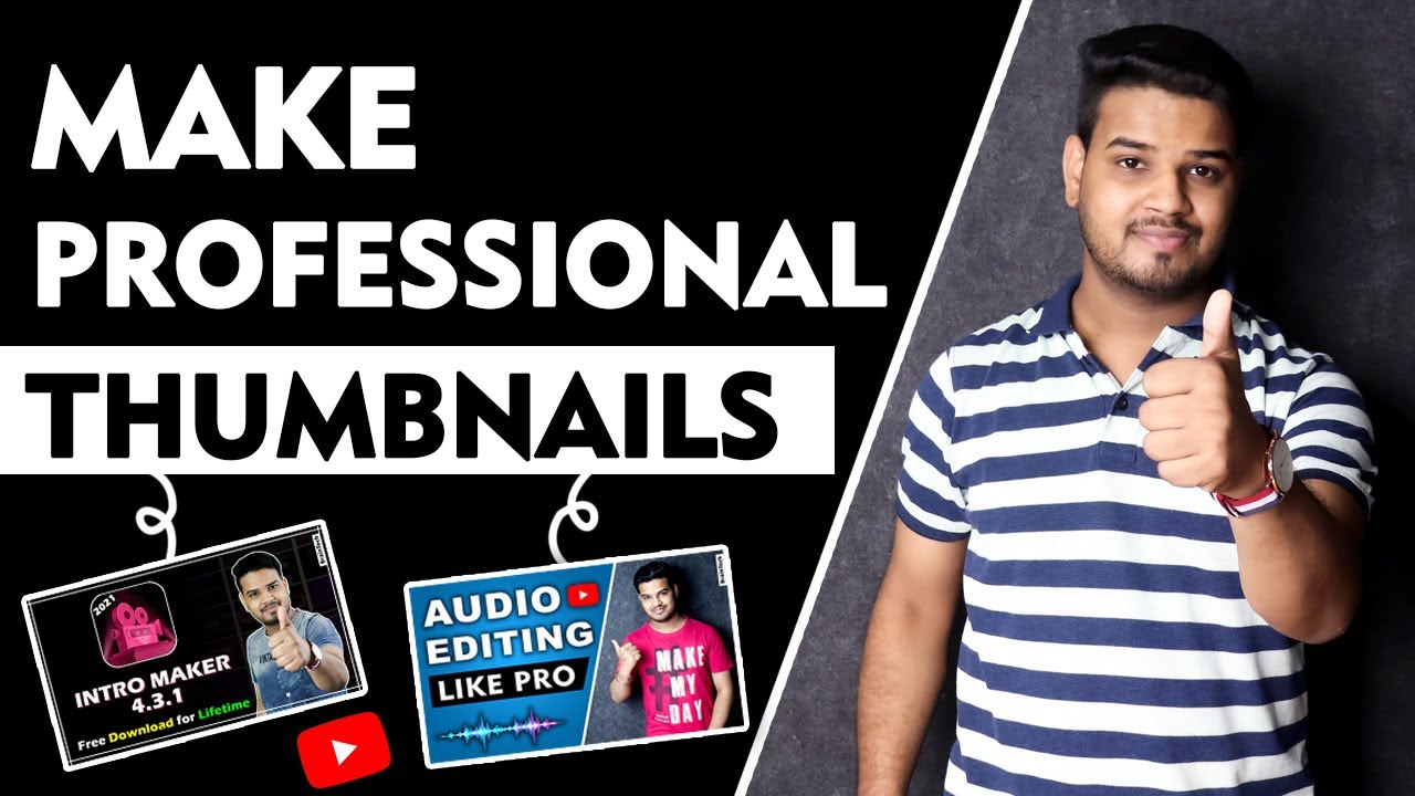 How to Make Professional Thumbnails Easily! (Beginners Tutorial) - YouTube